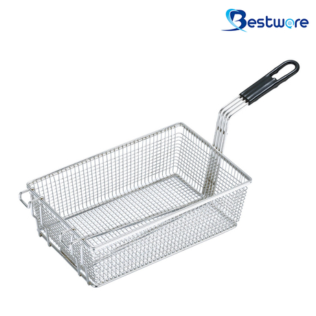Fry Basket with Rubberized Handle - 310×200×100mm | Bestware